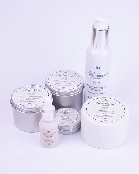 Herbalicious Bundle (Butter Cream + Petro Gel + Turmic Rub + Lacto Pee ...